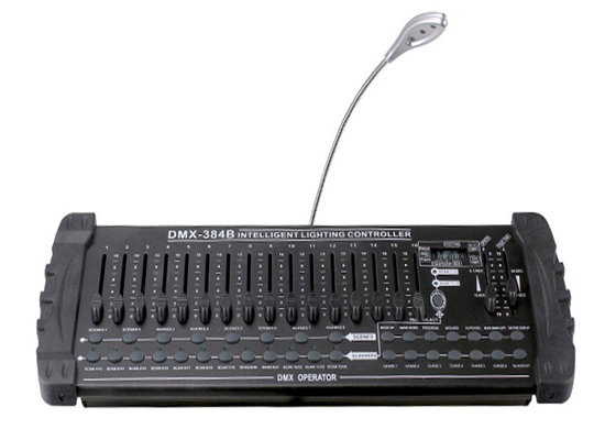 384 Dj Pro Console BNC Socket  Intellingent Stage Lighting Controller / DMX 384 Console supplier