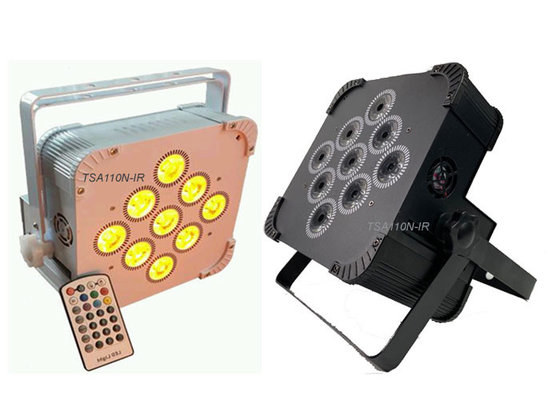 IR Battery Operated 9pcs LED Flat Par Wireless TSA110N-IR supplier
