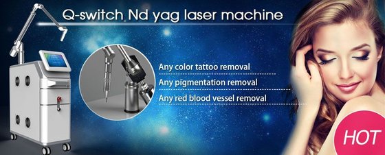 hotsale !!! 1064nm & 532nm Q-switch nd yag laser machine prices