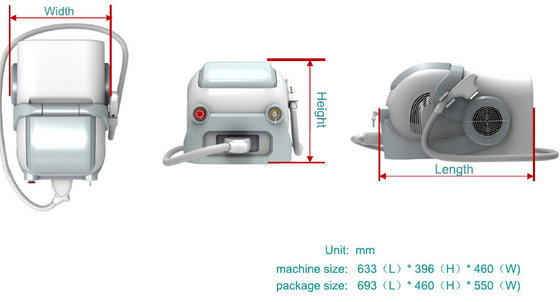 2016 IPL SHR hair removal and skin rejuvenation shr sanhe 3 in 1 beauty machine /sanhe shr
