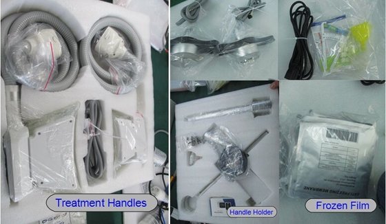Good affect! Cooling face and body slimming machine with rf cavitation head