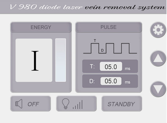 Professional 980nm diode laser system/ fast facial vascular vein removal