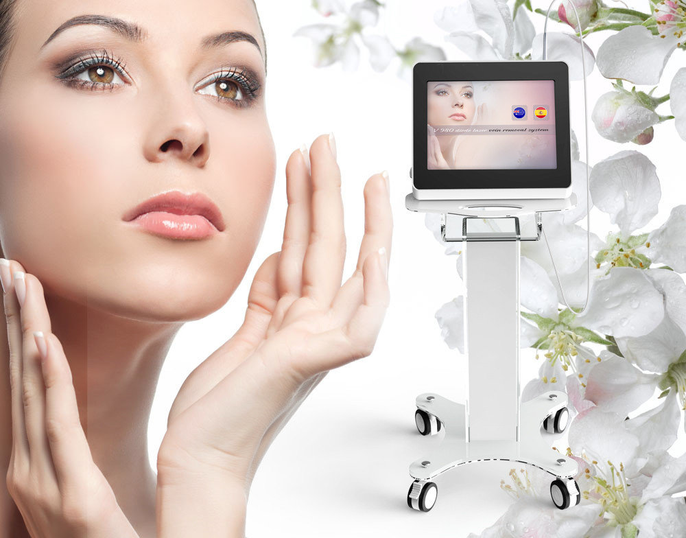 980nm new laser !! 980nm diode laser Vascular Removal/Veins/Spider removal 980nm medical l