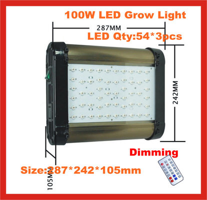 Phantom Cidly 100W Full Spectrum LED grow light for medical plants veg and bloom