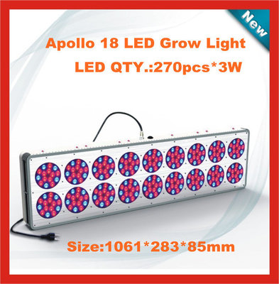 270*3w Apollo 18 led grow light Greenhouse Garden Plant Grow Lamp Panel Indoor budding