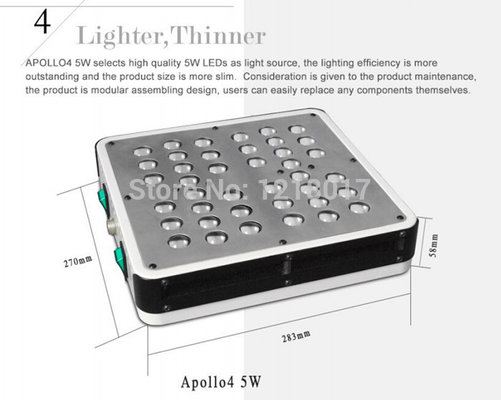 Chinese best quality and cheap price 200w Apollo 4 Led Grow Light For Hydroponics