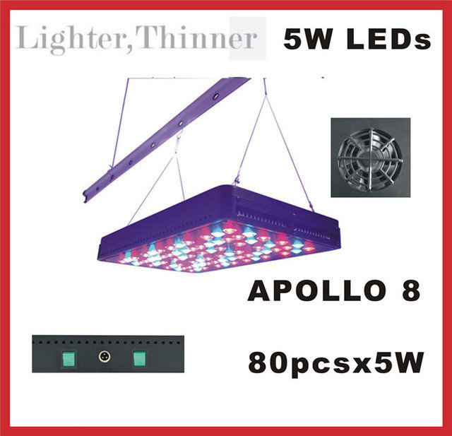 2018 hot selling 400W CIDLY LED grow light led panel lights with 2 switches for veg&bloom