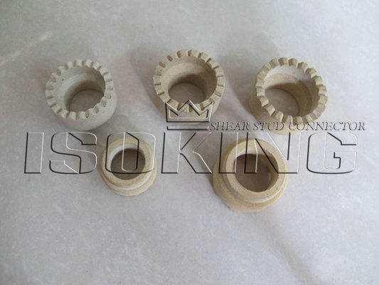 Export Φ16,Φ19 UF Cordierite Ceramic Ferrules with with CE for stud welding
