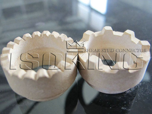 Factory of Φ16,Φ19 UF Cordierite Ceramic Ferrules with with CE for stud welding