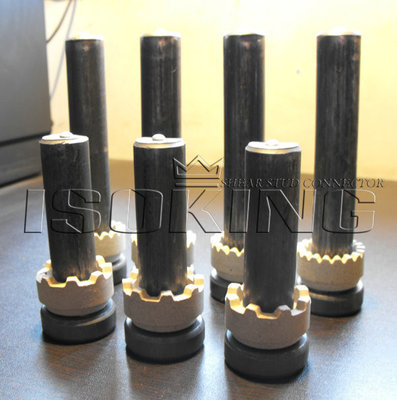 Exporter of M13*75,M13*90 Carbon Steel Shear stud with ISO for steel decking