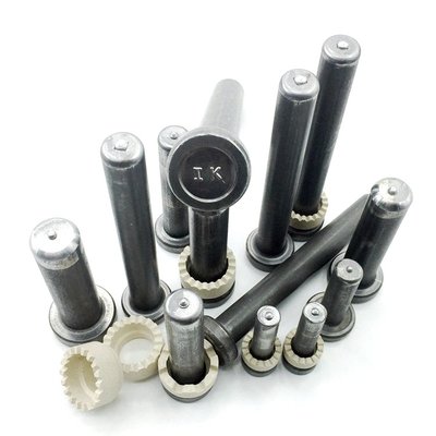 Carbon steel shear stud connector for steel bridge construction with standard BS5400 and phosphating coating