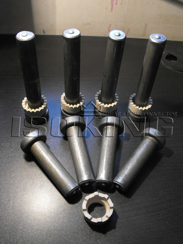 Exporter of M13*75,M13*90 Carbon Steel Shear stud with ISO for steel decking