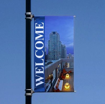 two sides photo frame double side pvc coated fabric blockout banner