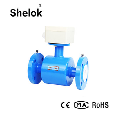 Split stainless steel hastelloy magnetic liquid sewage flow meter china