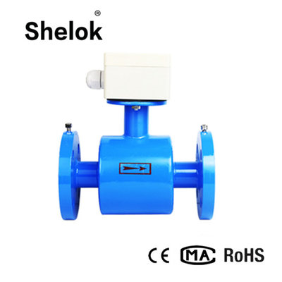 Split stainless steel hastelloy magnetic liquid sewage flow meter china