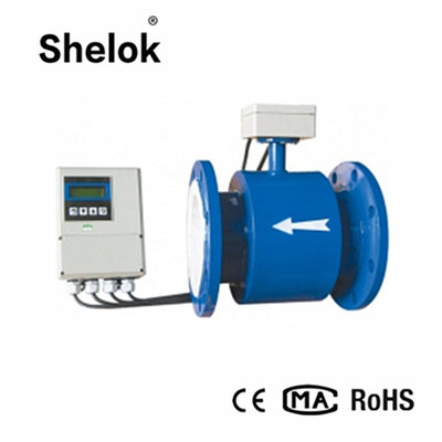 Split stainless steel hastelloy magnetic liquid sewage flow meter china