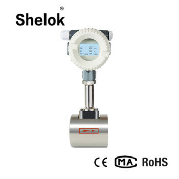 Low cost  4-20mA gas steam liquid 12VDC flange vortex flow meter
