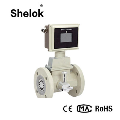 Digital DN25~300mm pulse 4-20mA flange stainless steel turbine gas flow meter
