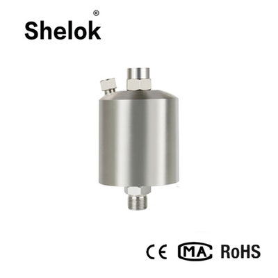 Oil water pressure gauge isolator for oxygen acetylene meter oil-water separator