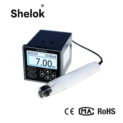 Automatic Intelligent online  0 ~ 14.00pH liquid ph water tester controller orp meter