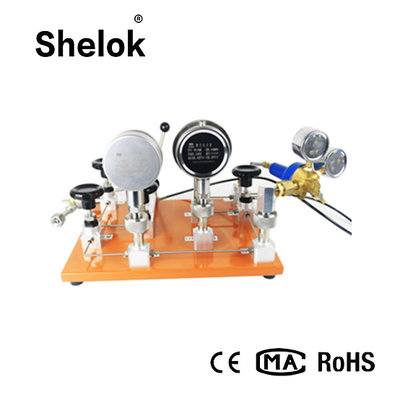 LPG 0.05 accuracy 0-40MPa oxygen argon gas air co2 pressure reducer cng pressure reducing regulator calibrator