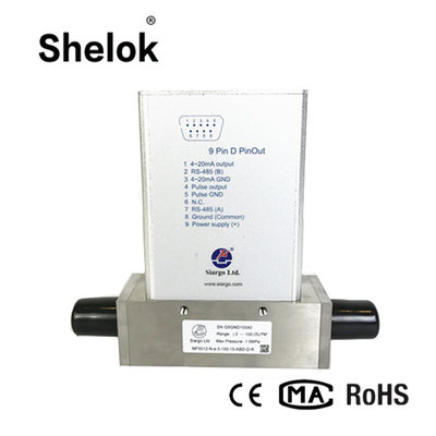 MF5000 4-20mA nitrogen gas biogas 3 ~ 19 mm thermal mass flow meter