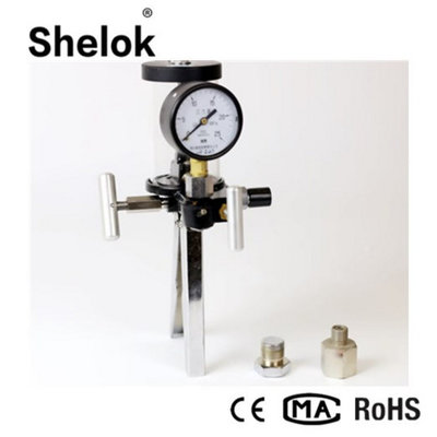 Handheld 1/4NPT 0~1.6MPa air oil hand pump pressure calibrator