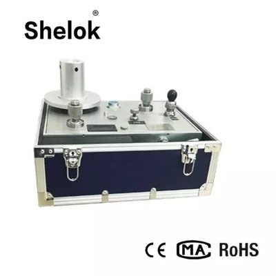 Piston hydraulic  0.005 accuracy 0.1~100MPa dead weight tester pressure gauge calibration machine
