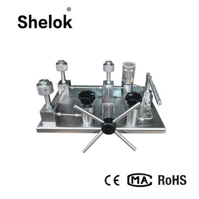 SS 0 ~ 60 Mpa 1/4NPT oil high pressure calibrator for aviation aerospace food use