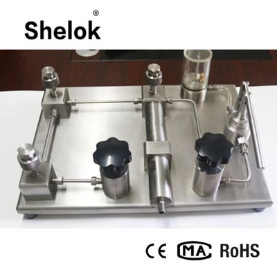 SS 0 ~ 60 Mpa 1/4NPT oil high pressure calibrator for aviation aerospace food use