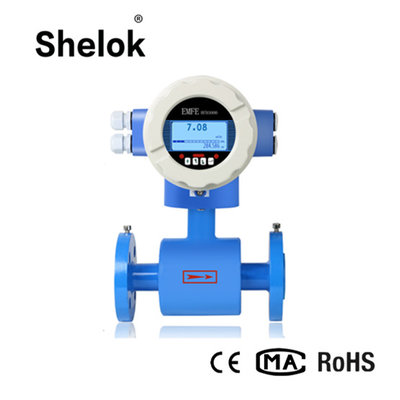 Dn200 rs485 plastic water cement flow meter display liquid manufacturer for large diameter pipe for milk