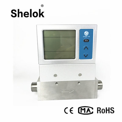DN19 1.0MPa oxygen nitrogen argon thermal gas mass air flow meter sensor