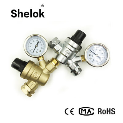DN 20 Lead free copper brass 2.5MPa,2.0MPa,1.6MPa water gas oil pressure regulator