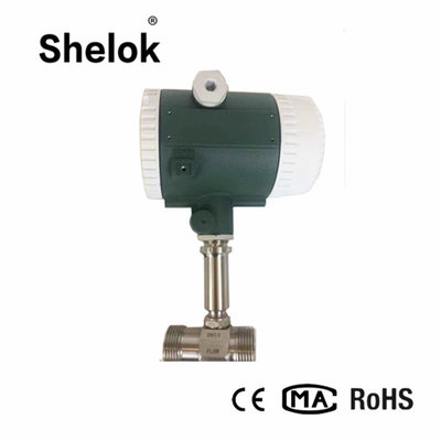DN15 mechanical mini chilled water liquid soda turbine flow meter