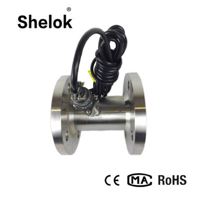 4-20ma output water 3 inch pipe hydraulic turbine flow meter without display