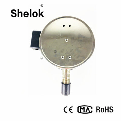 Magnetic snap-action yxc-100 industrial bottom mounting types electric contact pressure gauge