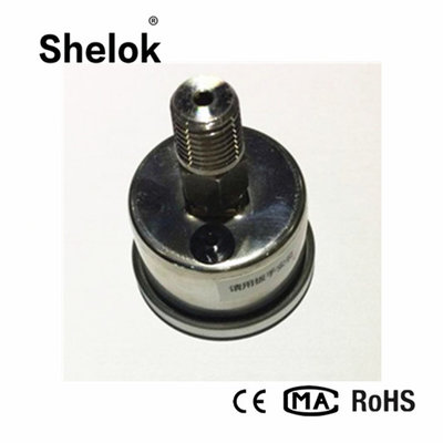 Spiral tube 40mm 304SS oil back connection pressure gauge mpa kg and psi