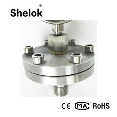 Air oil water mpa diaphragm seal bourdon tube 300 bar pressure gauge price