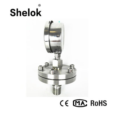 Air oil water mpa diaphragm seal bourdon tube 300 bar pressure gauge price