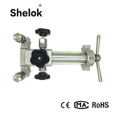 Hydrualic liquid pressure gauge calibrator pressure calibration pump