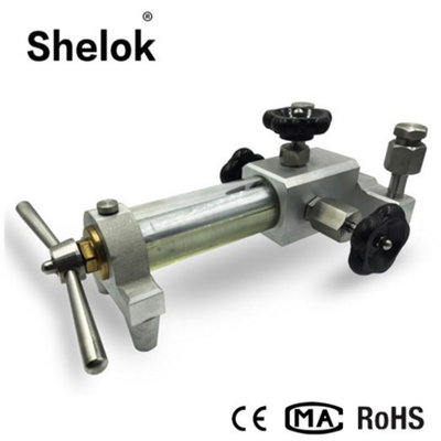 Hydrualic liquid pressure gauge calibrator pressure calibration pump