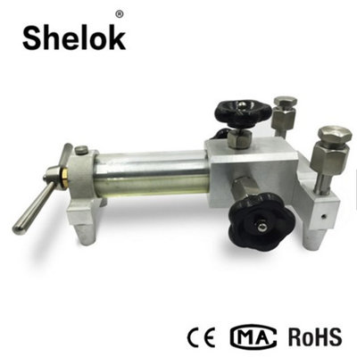 Hydrualic liquid pressure gauge calibrator pressure calibration pump