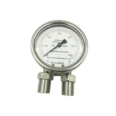 Hot sale 100mm differential pressure gauge / manometer price