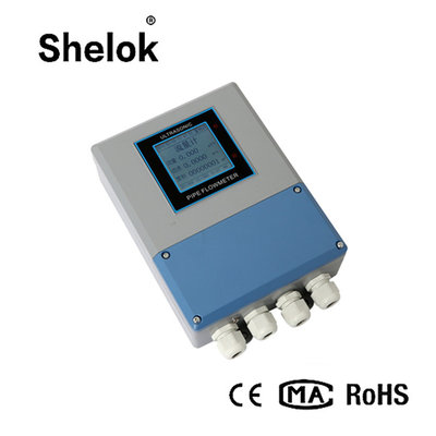 GPRS GPS 4-20mA split ultrasonic water flow meter