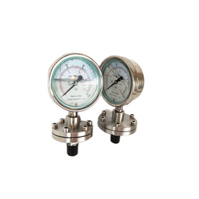 150mm Diaphragm flange pressure gauge