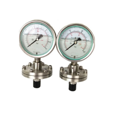 150mm Diaphragm flange pressure gauge