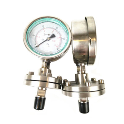 150mm Diaphragm flange pressure gauge