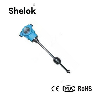 magnetostrictive level transmitter / transducer with indicator meter fuel level sensor