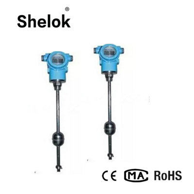 magnetostrictive level transmitter / transducer with indicator meter fuel level sensor