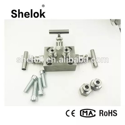 Gas 3 way valve manifold low price